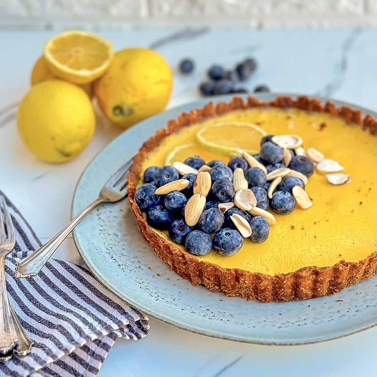 Glazed Lemon Tart
