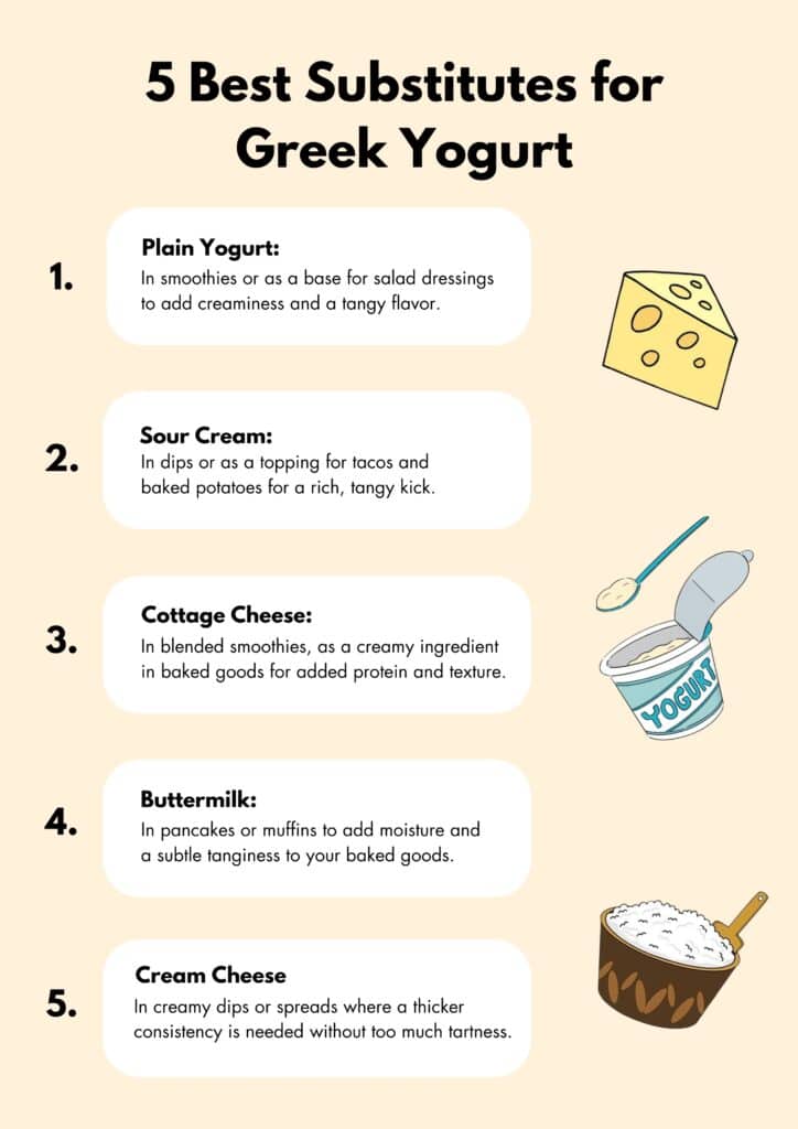 5 Best Substitutes for Greek Yogurt - Fit Meal Ideas